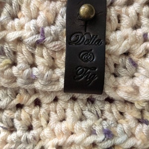 Personalized Leather Tags Rivet Tags Labels For Knitting No Etsy