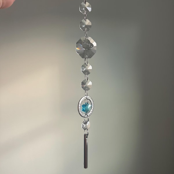 Iron Peace Sign Crystal Wind Chime Sun Catcher - Etsy