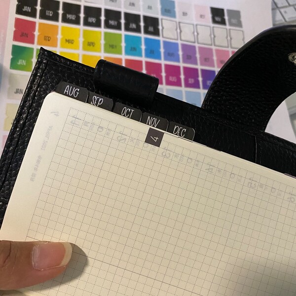Monthly Tabs, Printable Planner Stickers - Etsy