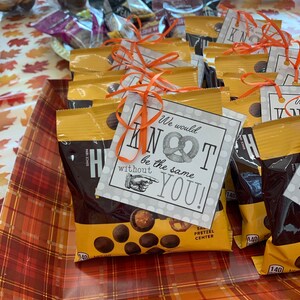 INSTANT DOWNLOAD Pretzel Appreciation Printables Flipz Thank You School ...