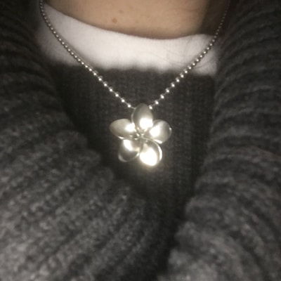 Plumeria Lei Necklace in Sterling Silver by Danny Bushart - Etsy