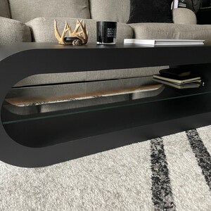 Purple Gloss Coffee Table Large Hoop - Etsy
