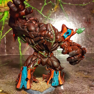 Wood Elemental Dnd Miniature forest Giant Miniatures for Tabletop Games ...