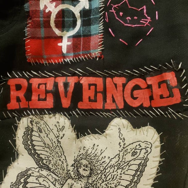 Revenge Patch, Mcr Patch, Revenge Era Patch, Punk Patches Handpainted ...
