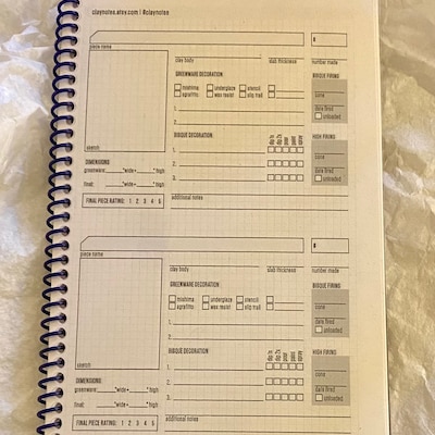 Handbuilding Claynotes Print-at-home Booklet Record Your Ceramics ...
