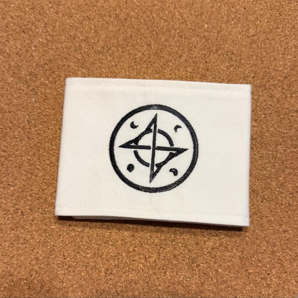 ATEEZ Captain Hongjoong Embroidered Logo Armband | Custom Sizing - Etsy