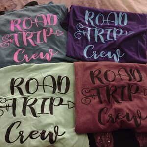Road Trip Crew Shirt, Vacation Shirt, Adventure Shirt, Travel Shirt ...