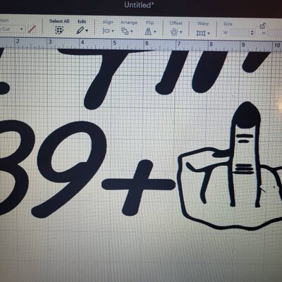 I Am 39 1 Middle Finger Svg, Hand Sign Silhouette Cut Files,middle ...