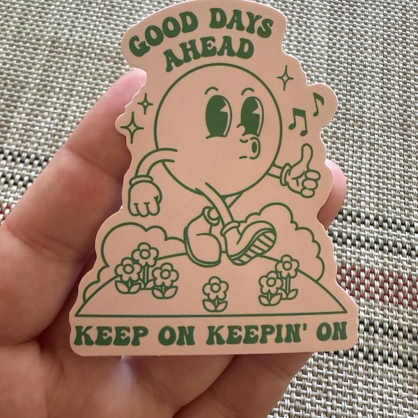 Melting Smiley Face Sticker, Cute Stickers, Drippy Yellow Happy Face ...