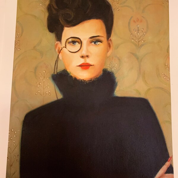 Molly Monocle. Art Print. Janet Hill Studio - Etsy