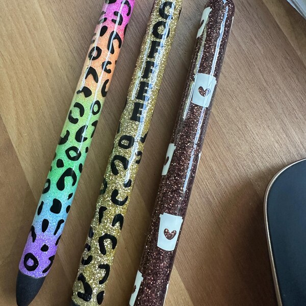 Pizza Pens Glitter Pens Gel Pens - Etsy