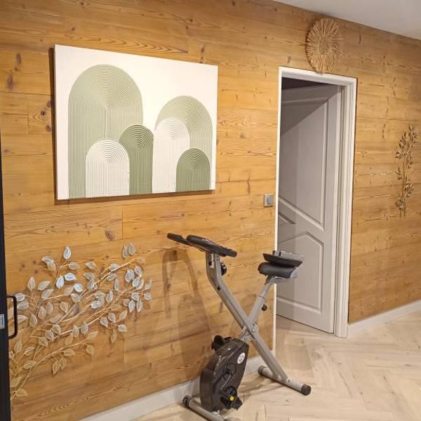 Arte de pared texturizado | arte minimalista | Decoración de pared ...