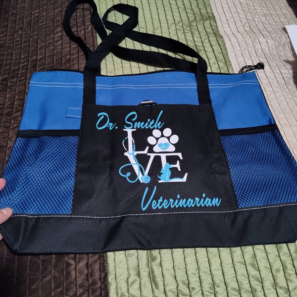 Veterinary Technician Bag, Vet Tech Bag, Gift for Vet Tech Week ...