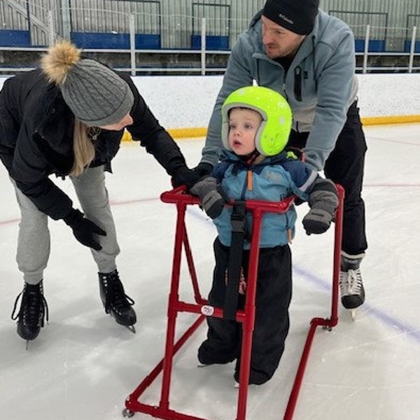 Whiz Kid Ice Skating Trainer With Harness for 2 to 6 Year Olds. Watch ...
