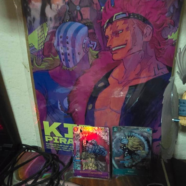 One Piece Special Leader Set JJBA Style Custom Card Trading Game Luffy ...