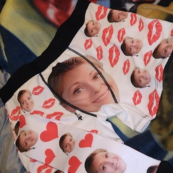 Personalized Face Socks: Custom Photo Socks, Valentine's Gift - Etsy