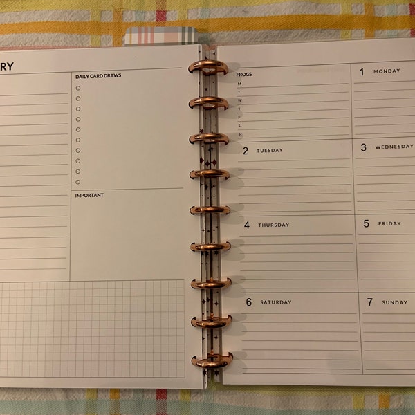 EDITABLE Happy Planner Dashboard Printable, Happy Planner Dashboard ...