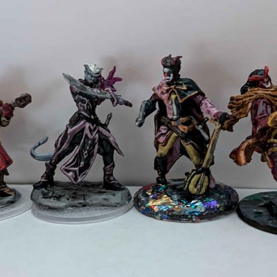 Aarokocra Paladin Cleric Fighter Painted Miniature Dungeons Dragons D&D ...