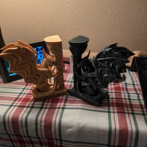 3D PRINTED Articulating Void Sea Dragon Design by Cinderwing3d - Etsy