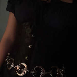 Metal Moon Renaissance Belt Chain Belt Tarot Belt Medieval - Etsy