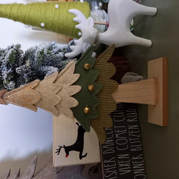 Ceramic Ribbed Christmas Tree Decoration Light up Xmas Tree - Etsy UK