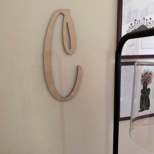 2" - 34" Wooden Letter "c" Kids Room, Nursery, Wedding Decoration, Gift ...