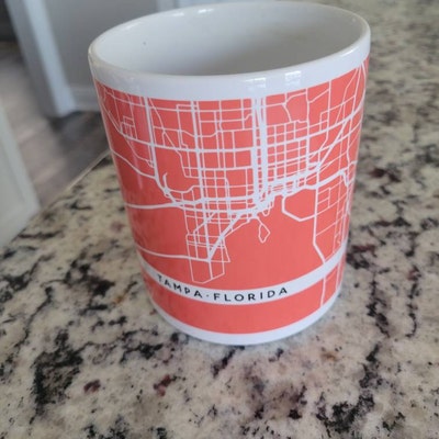 Custom City Map Coffee Mugs Personalized Coffee Mugs With Custom City ...