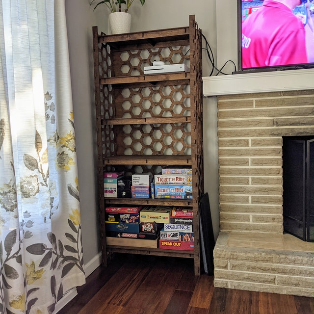6-tier Honeycomb Bookcase [LUX] Bookshelf by Hexagonica