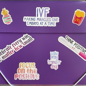 IVF Custom Sticker Gift Infertility Stickers Fertility - Etsy