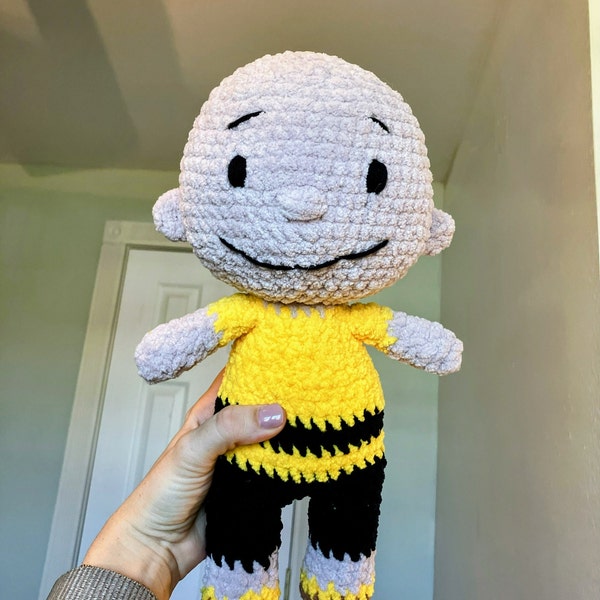 Crochet Charlie Brown Pattern, Amigurumi Charlie Brown Pattern - Etsy