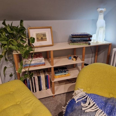 Mid Century Modern Bookcase. Custom Design Handmade Furniture ...