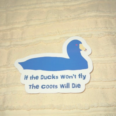 Im Fast as F Boi Blue Wing Teal Duck Sticker - Etsy