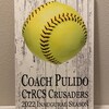Personalized Softball Coach Gift CUSTOM Signable Coaches Plaque Sign ...