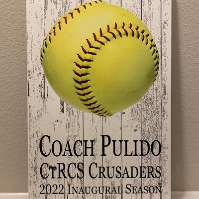 Personalized Softball Coach Gift CUSTOM Signable Coaches - Etsy