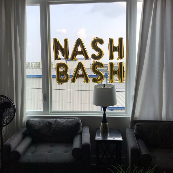 Nash Bash Balloons Nash Bash Balloon Letters Nashville Bachelorette ...