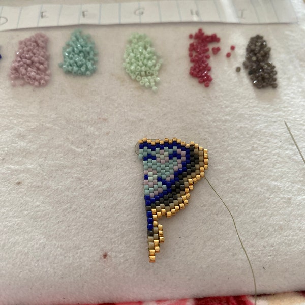 18 Peyote Stitch Graph Paper, Template, Blank Bead Graph Paper, Paper ...