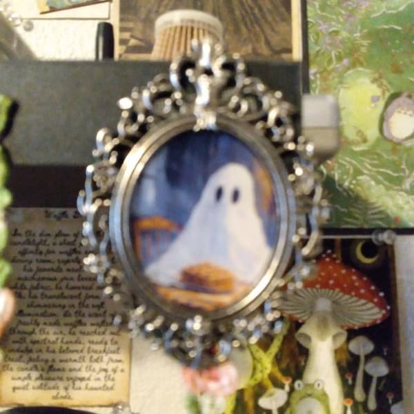 Tiny Baroque Framed Rustic Ghost Portrait 2x3 Inches - Etsy