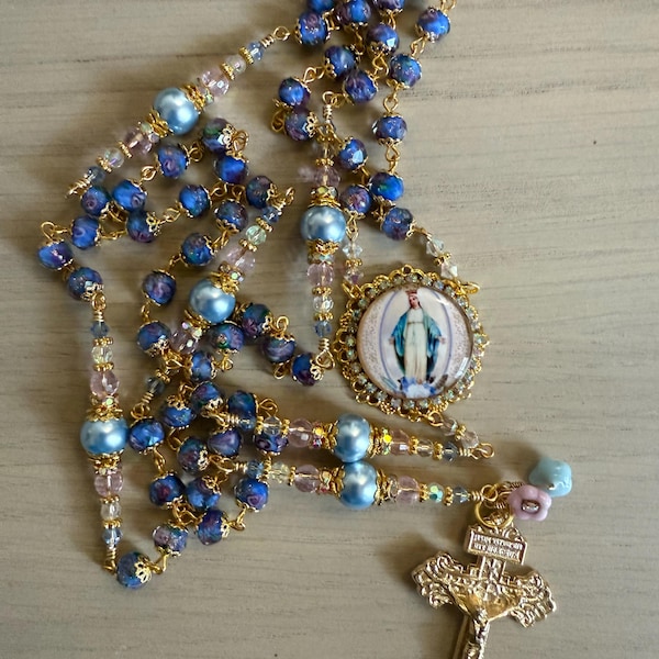 PRECIOSA CRYSTAL Rosary/perfect Alternative to Swarovski Crystal Bridal ...