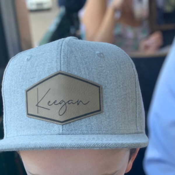 Custom Hat Signature Cursive Name Hat Hexagon Custom Baby Adult ...