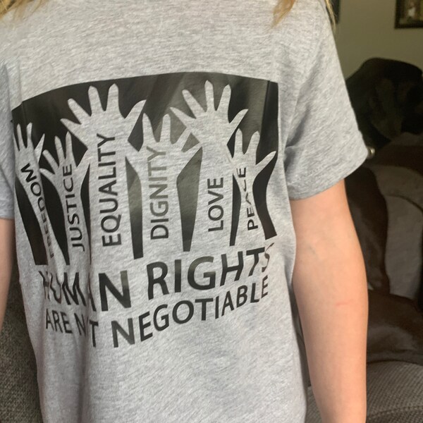 Human Rights Are Not Negotiable T-shirt, Freedom Justice Equality ...