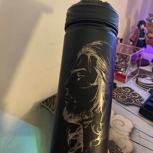 Princess and Hero Laser Engraved Water Bottle - Etsy
