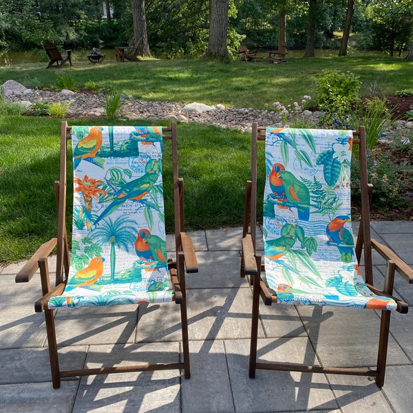 Sunbrella Beach Chair Sling - Etsy