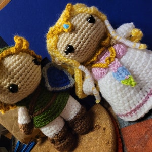PDF: Zelda and Link Inspired Amigurumi Doll Crochet Pattern - Etsy