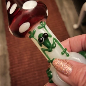 TOBACCO GLASS 6 Jade Sherlock Glass Pipe With Heavy Blue - Etsy