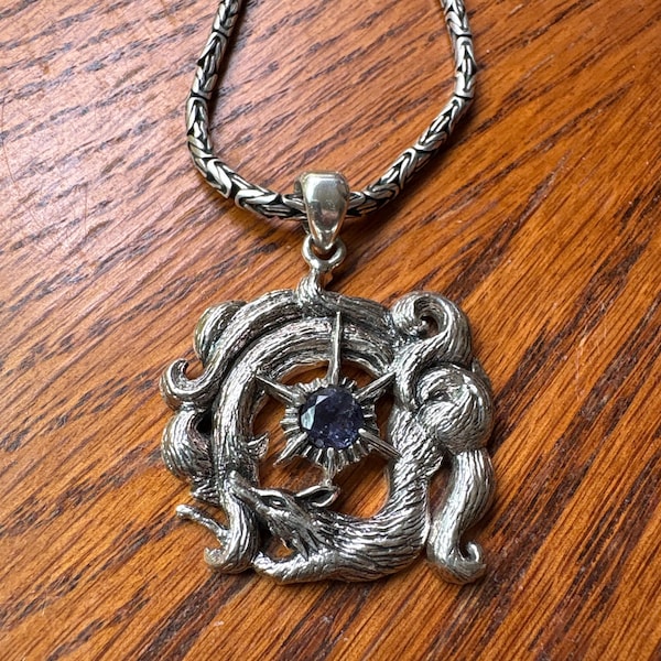 Biblically Inspired Seraphim Pendant - Handmade Sterling Silver Jewelry ...