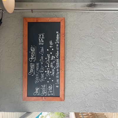 24x48 Large Chalkboard MAGNETIC, Large Menu Board, Rustic Wedding ...