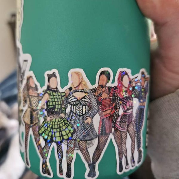 Six: the Musical Handmade Holographic Broadway Sticker - Etsy