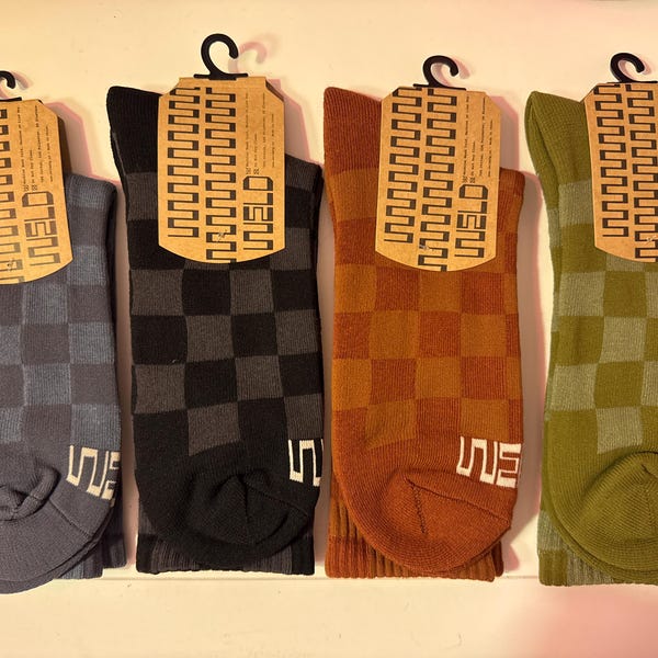 Checkered Crew Socks Streetwear Socks Skater Socks Unisex Fashion ...