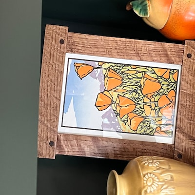 Craftsman Arts and Crafts Mission Picture Frames Multiple Size Options ...