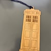 TARDIS Bookmark With Tassel - Laser Engraved Alder Wood - Doctor Who ...